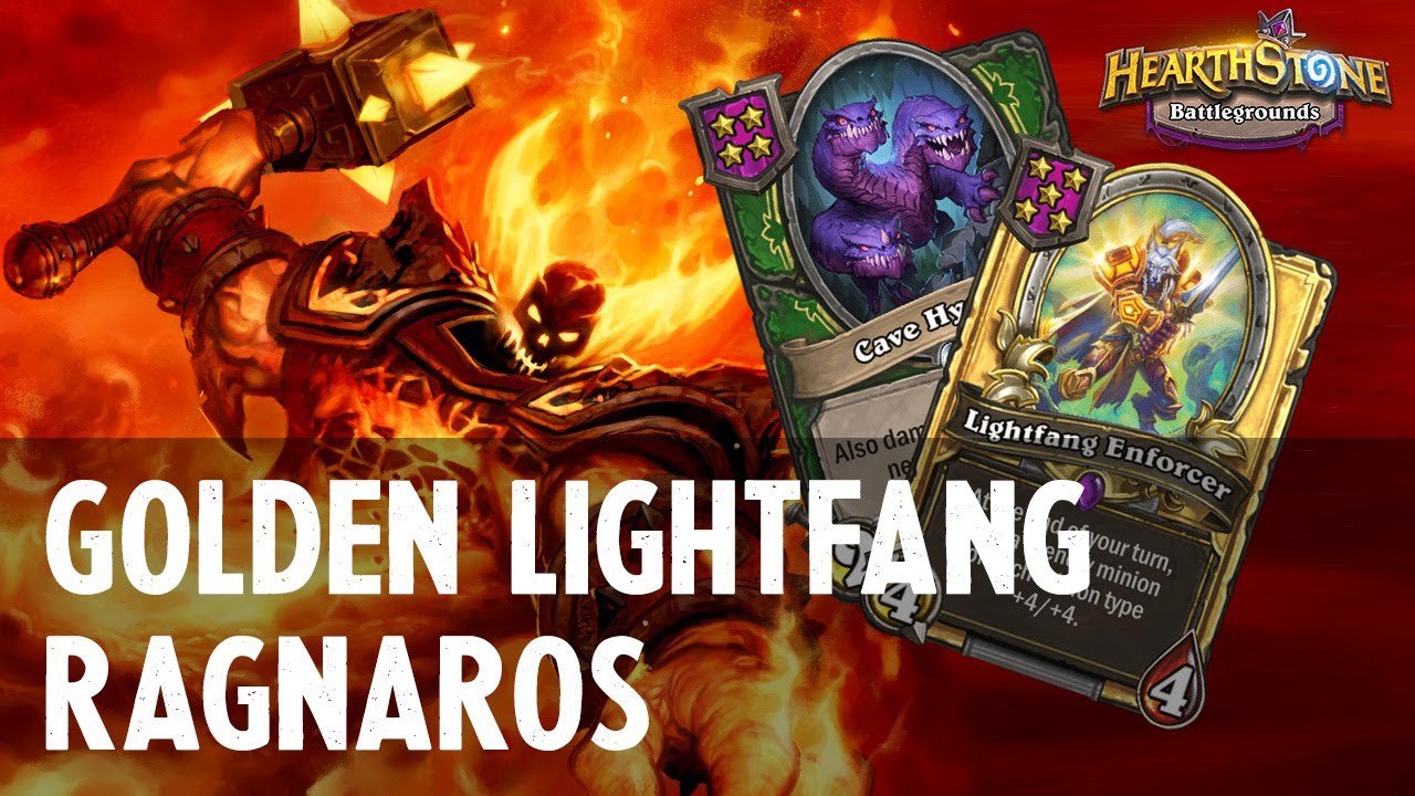 GOLDEN LIGHTFANG RAGNAROS | Hearthstone Battlegrounds (19.6) - YouTube