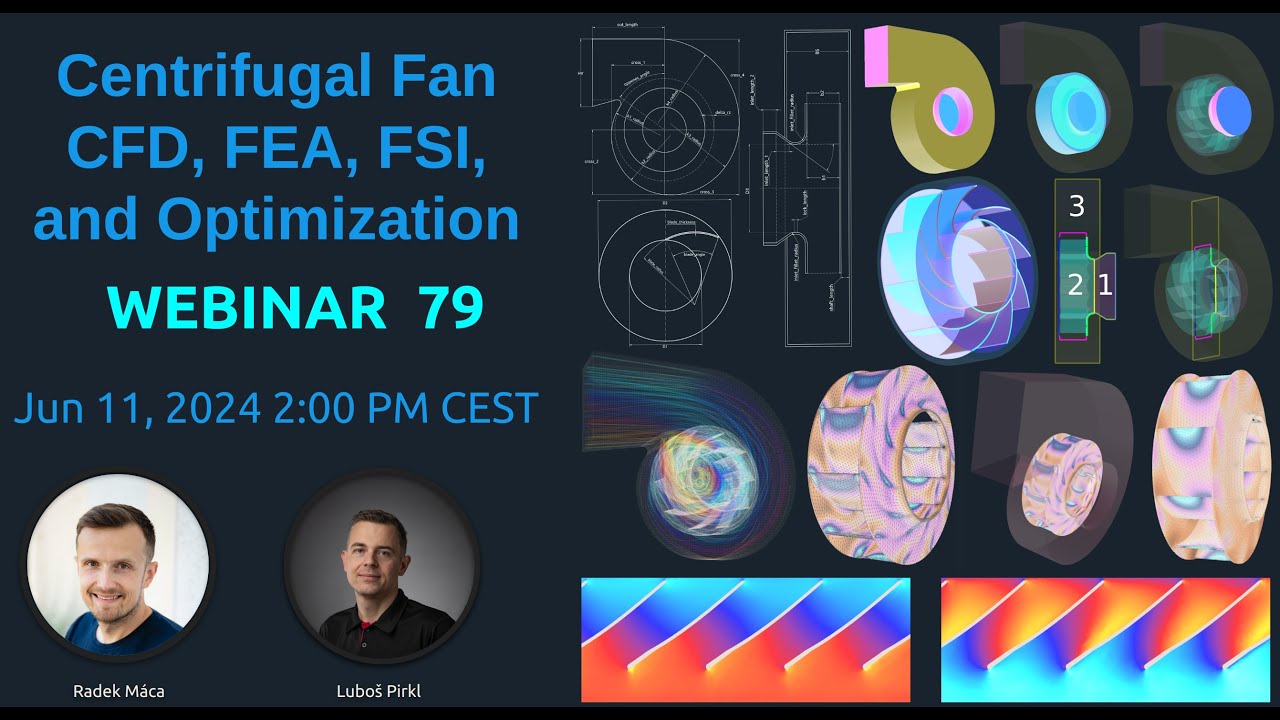 Webinar 84 - Centrifugal Pump CFD, FEA, FSI, and Optimization - YouTube
