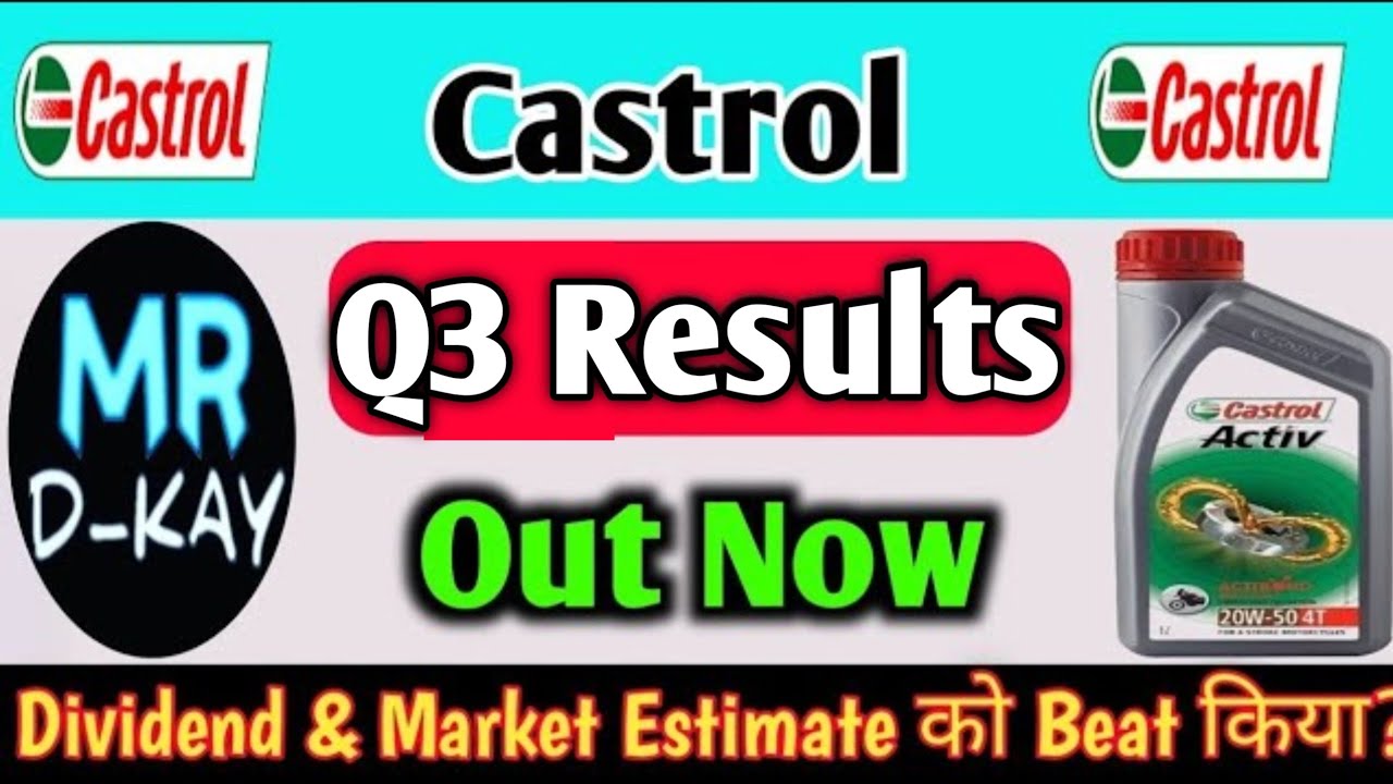 Castrol Q3 Results 2026, Castrol India Dividend, Castrol India Share ...
