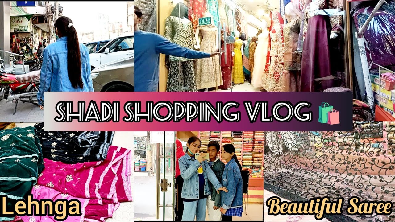 Shadi Shopping Vlog 🛍️ part1 wedding season - YouTube