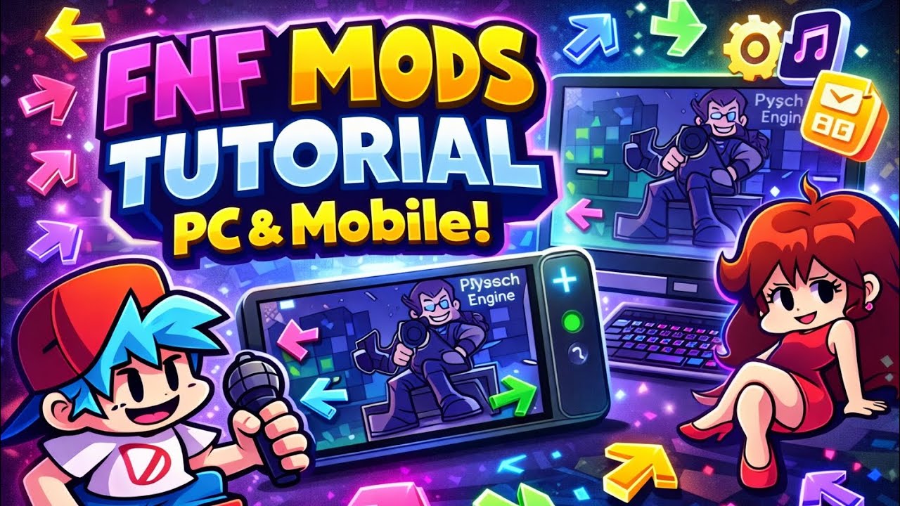 How to get FNF pc on youre phone Tutorial – Psych Engine + Mobile + PC ...