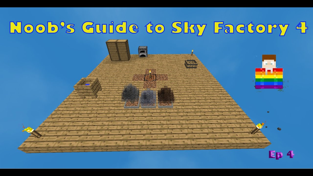 A Noob's Guide to Sky Factory 4 Ep 4 The uses of clay - YouTube