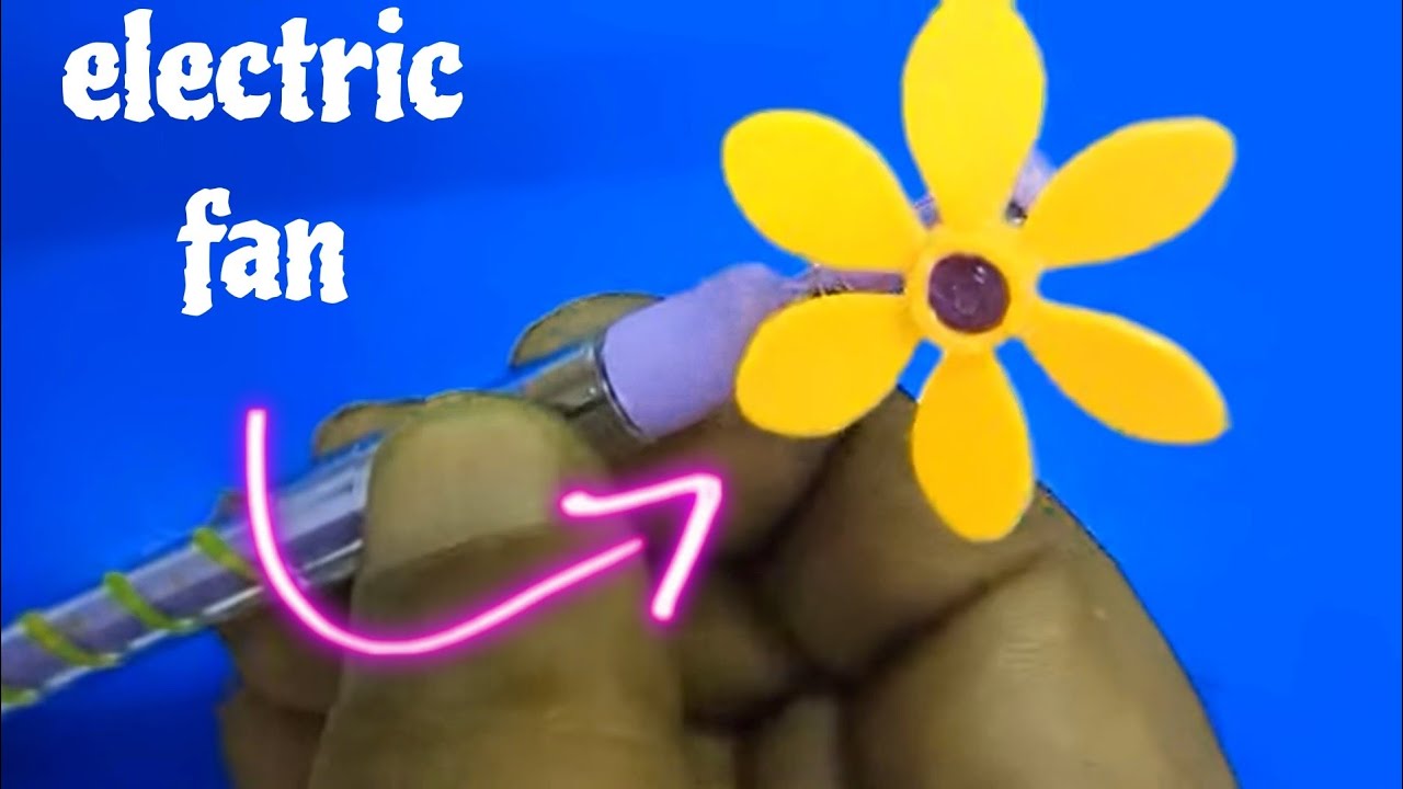 pencil toy fan to electric fan || fan for kids - YouTube