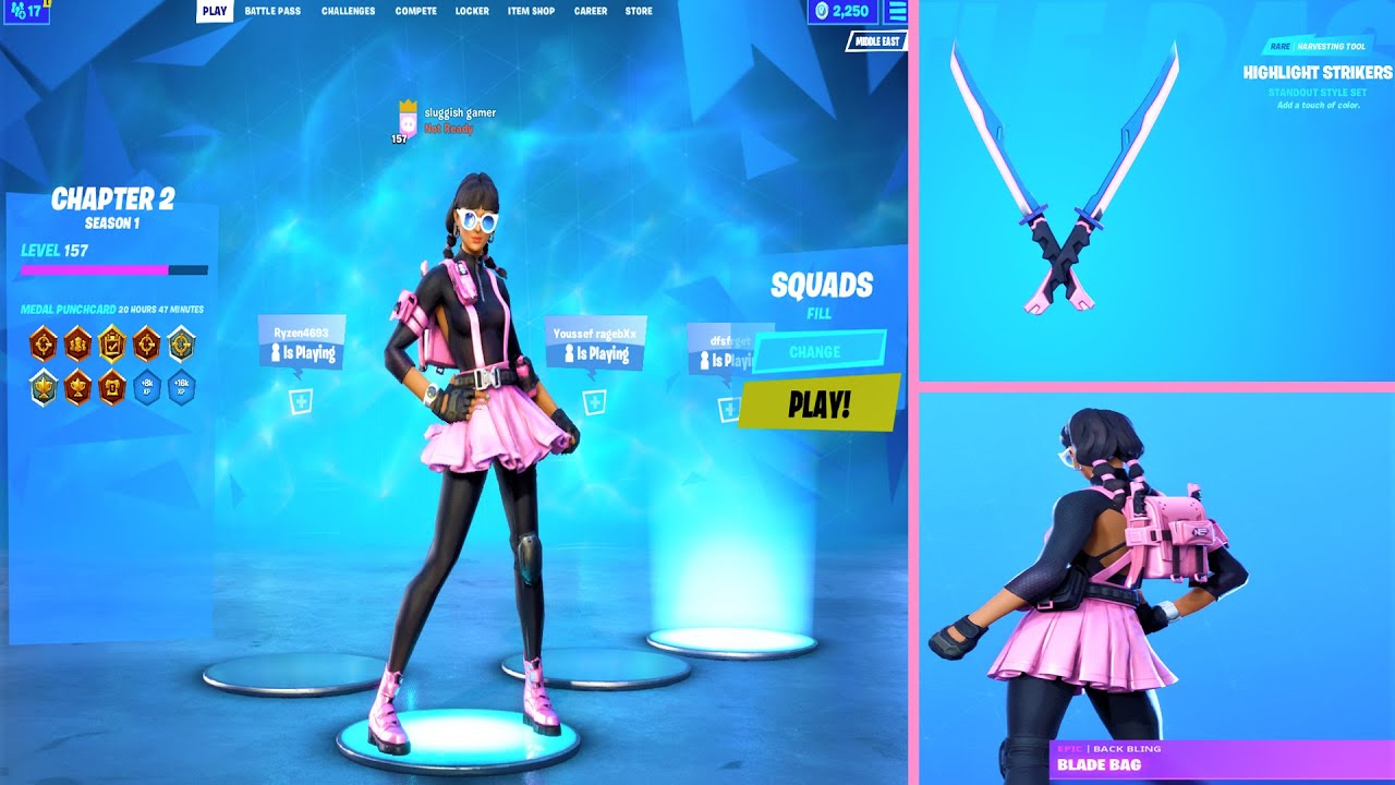 Unlocking Chic Style of Cameo vs Chic Outfit(Skin) | Fortnite Chapter 2 ...