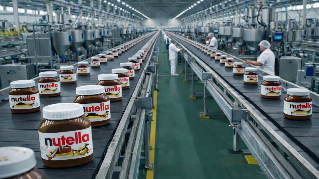 How Nutella Is Made With Hazelnuts | Inside the Incredible High-Tech ...
