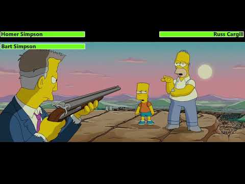 The Simpsons Movie (2007) Final Battle with healthbars 2/2