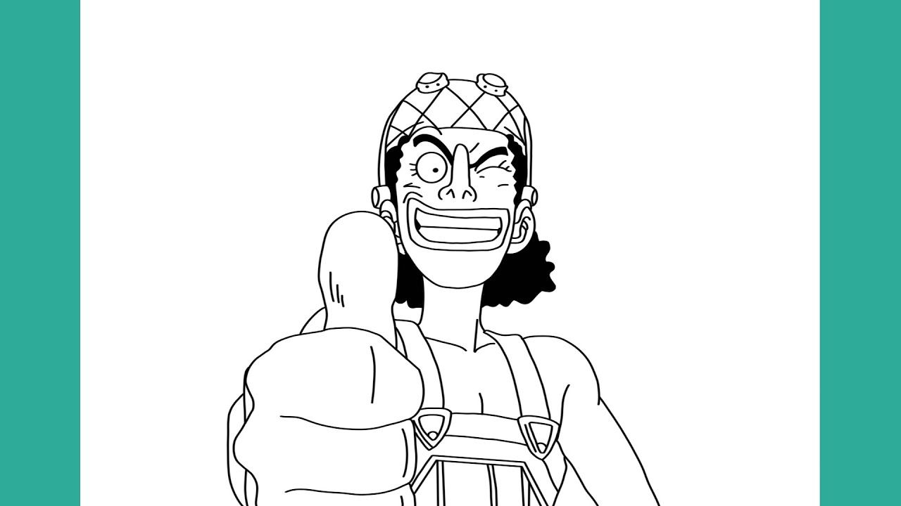 COMO DESENHAR O USOPP DE ONE PIECE PASSO A PASSO - YouTube