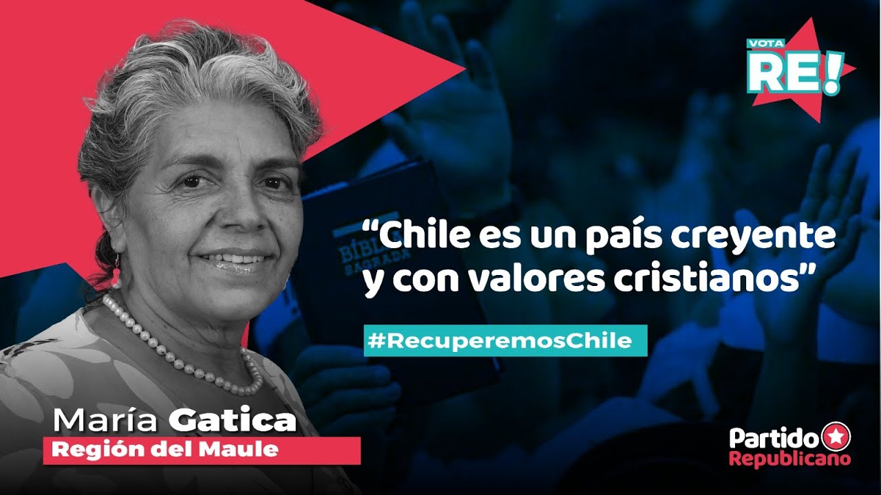 María Gatica: Chile es un país creyente y con valores cristianos - YouTube