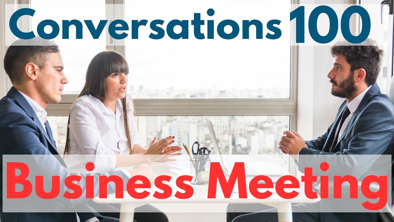 Business Meeting Conversation "Improve Speaking Skills!" | Business ...