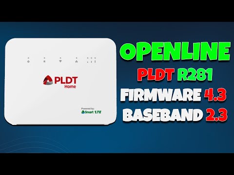 PLDT R281 Firmware 4 3 and Baseband 2 3 Openline - YouTube