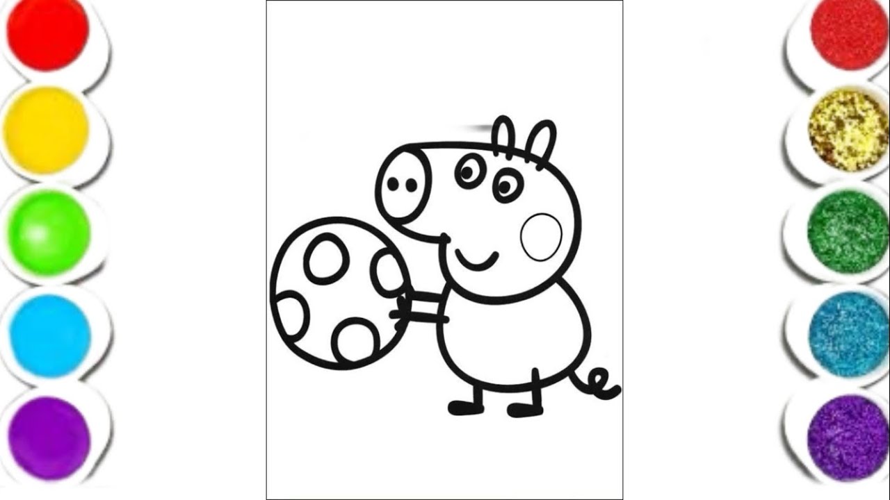 Pepe pig 🐷 Drawing, Painting, Coloring for Kids and Toddlers # ...