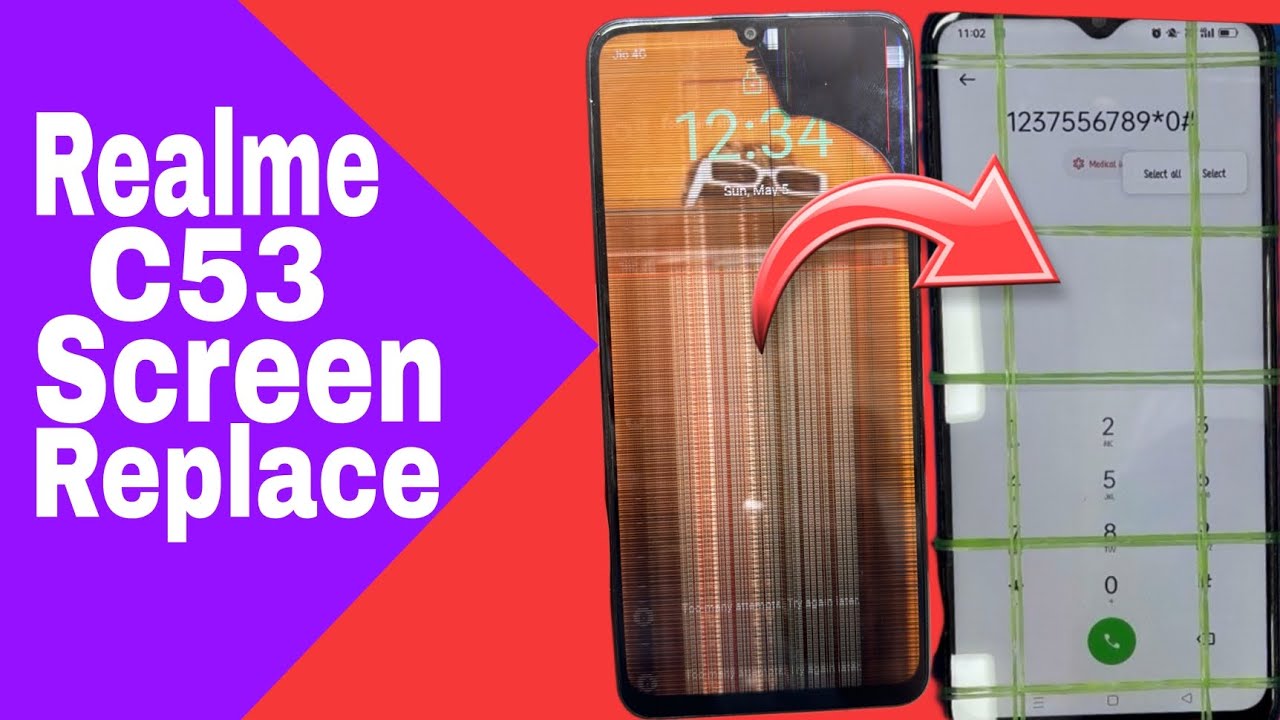 realme C53 display replacement | realme C53 display change | how to ...