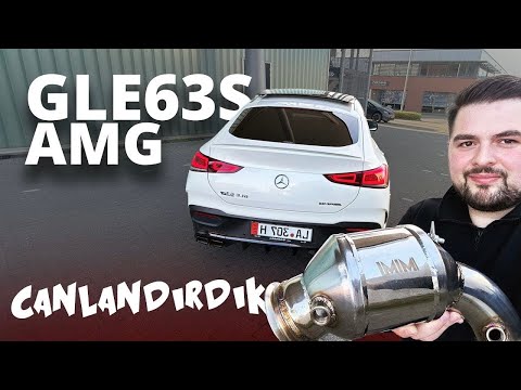 Egzoz Değişimi İçin Motoru İndirdik - 2021 GLE63s AMG Spor Katalizörü & Downpipe Taktık