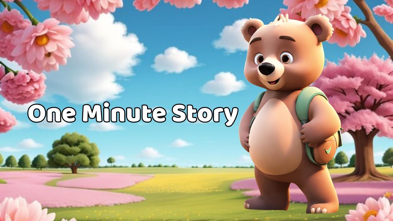 THE BEAR || One Minute Story || English Short Story for Kids || Kids Learning and Education ...