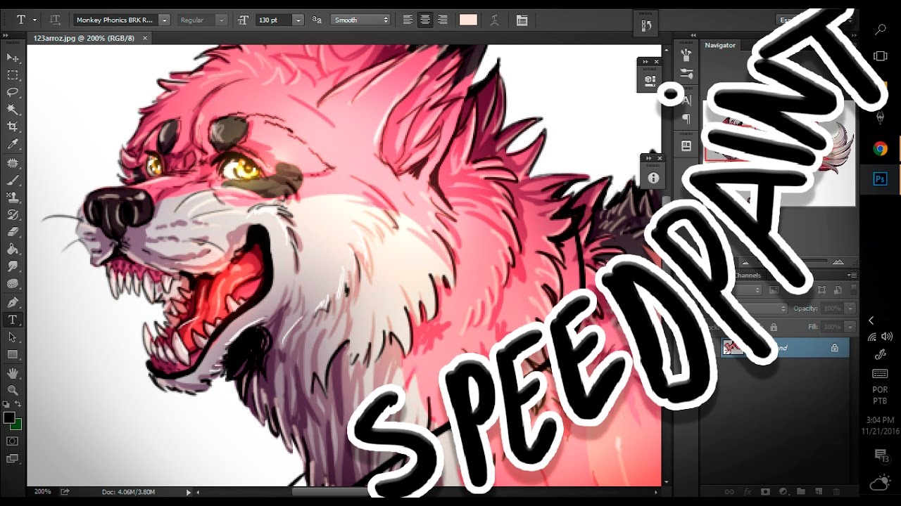 Pink Wolf Furry