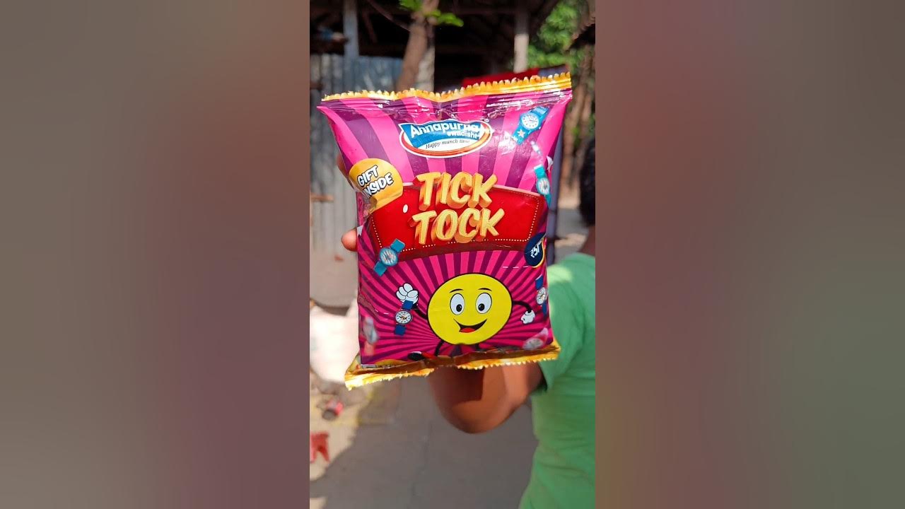 TICK TOCK SNACKS PACKET 💥😱 #shorts #freegiftinside - YouTube
