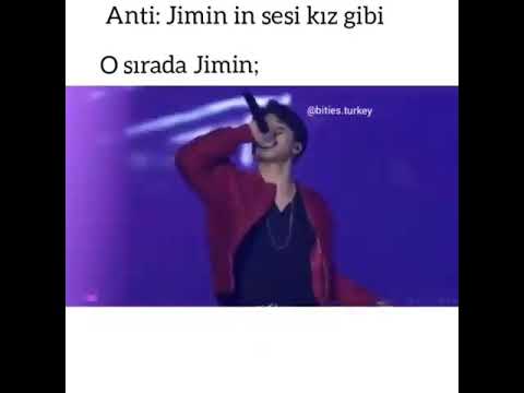 ANTİ: JİMİN İN SESİ KIZ GİBİ DERSE TEPKİSİ( KUDUR ANTİ :)