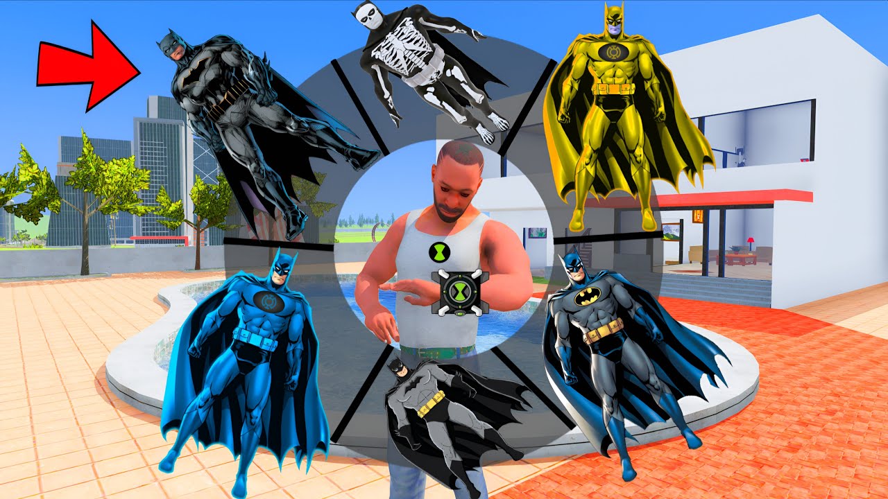 Playing As A Every BATMAN SUPERHERO In INDIAN BIKE DRIVING 3D - YouTube