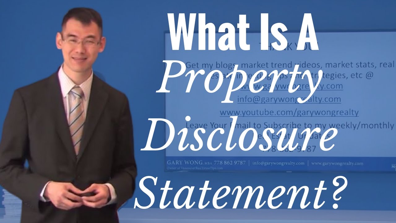 What Is A Property Disclosure Statement? - Real Estate Documents ...