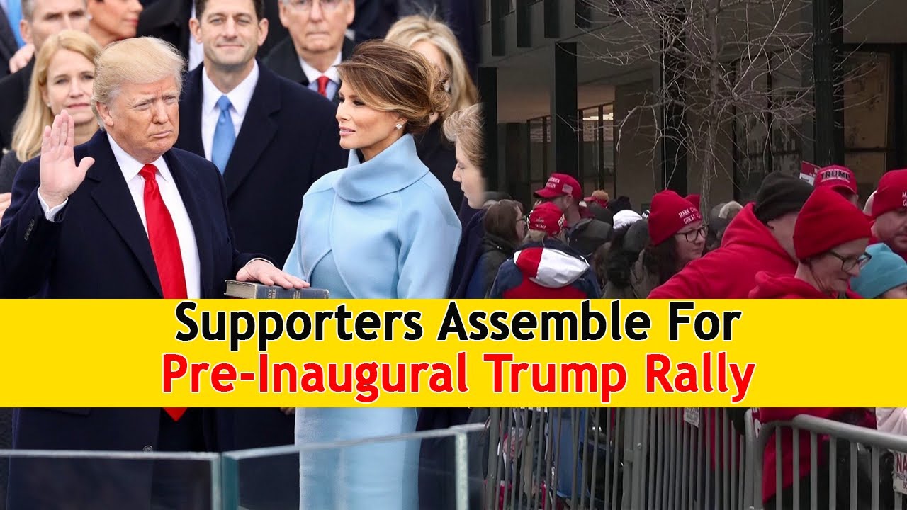 Supporters Assemble For Pre-Inaugural Trump Rally | DRM News Global ...