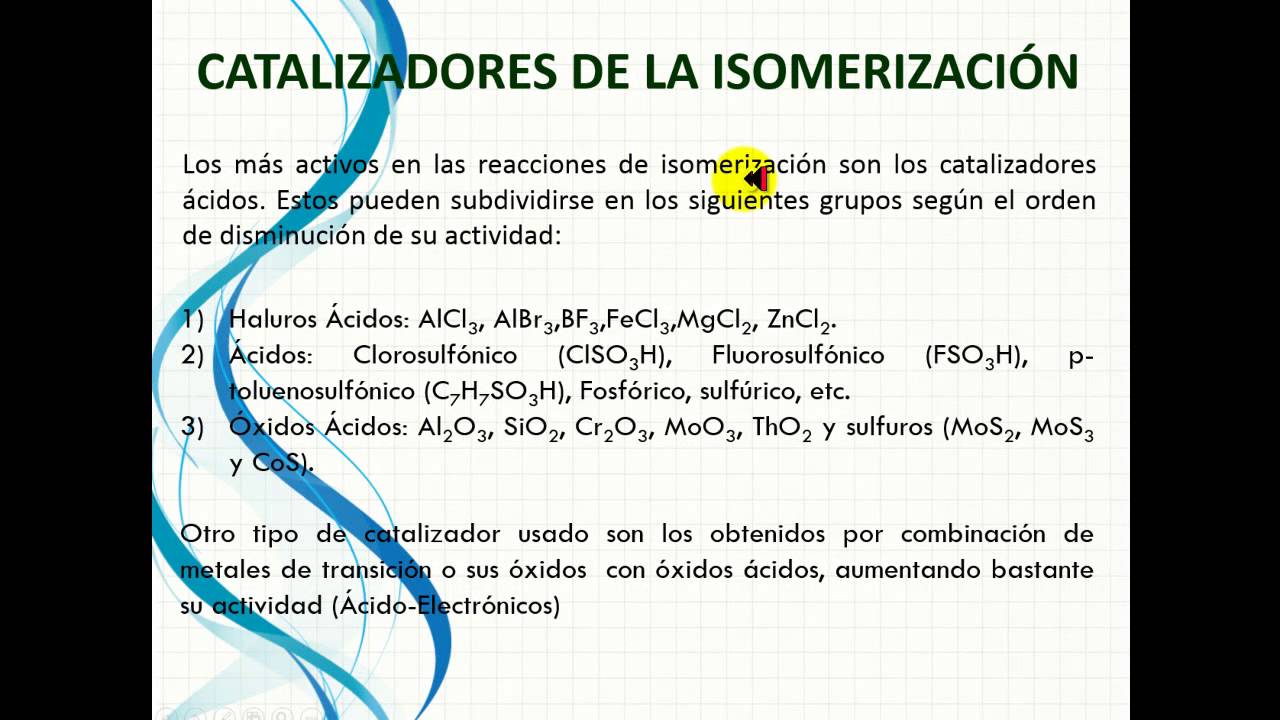 ¿Que es la isomerización? - YouTube