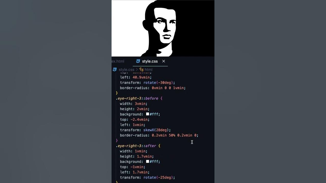 Pure CSS Cristiano Ronaldo | Mind-Blowing Codepen #81 #html #css #shorts #cristianoronaldo - YouTube