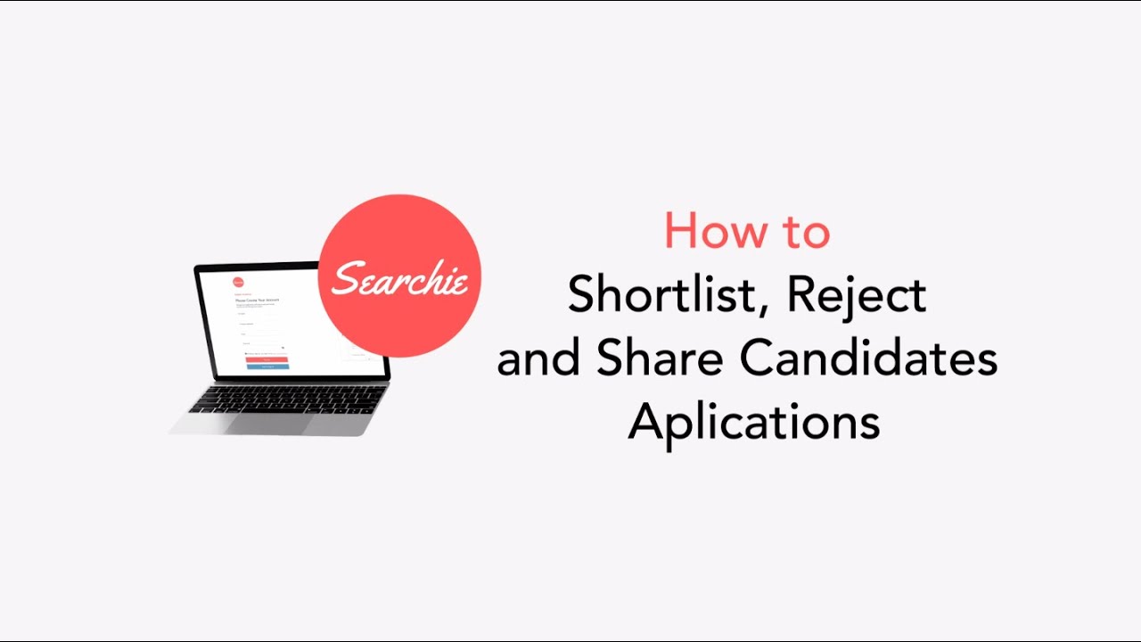 How to Shortlist Reject & Share Candidates Aplications - YouTube