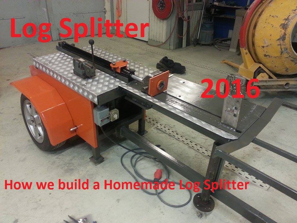 Homemade Hydralic Log Splitter | DIY | Scrap Metal - YouTube