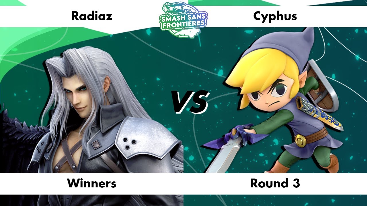SSF #183 - Winners Round 3 - Radiaz (Sephiroth) vs Cyphus (Toon Link ...