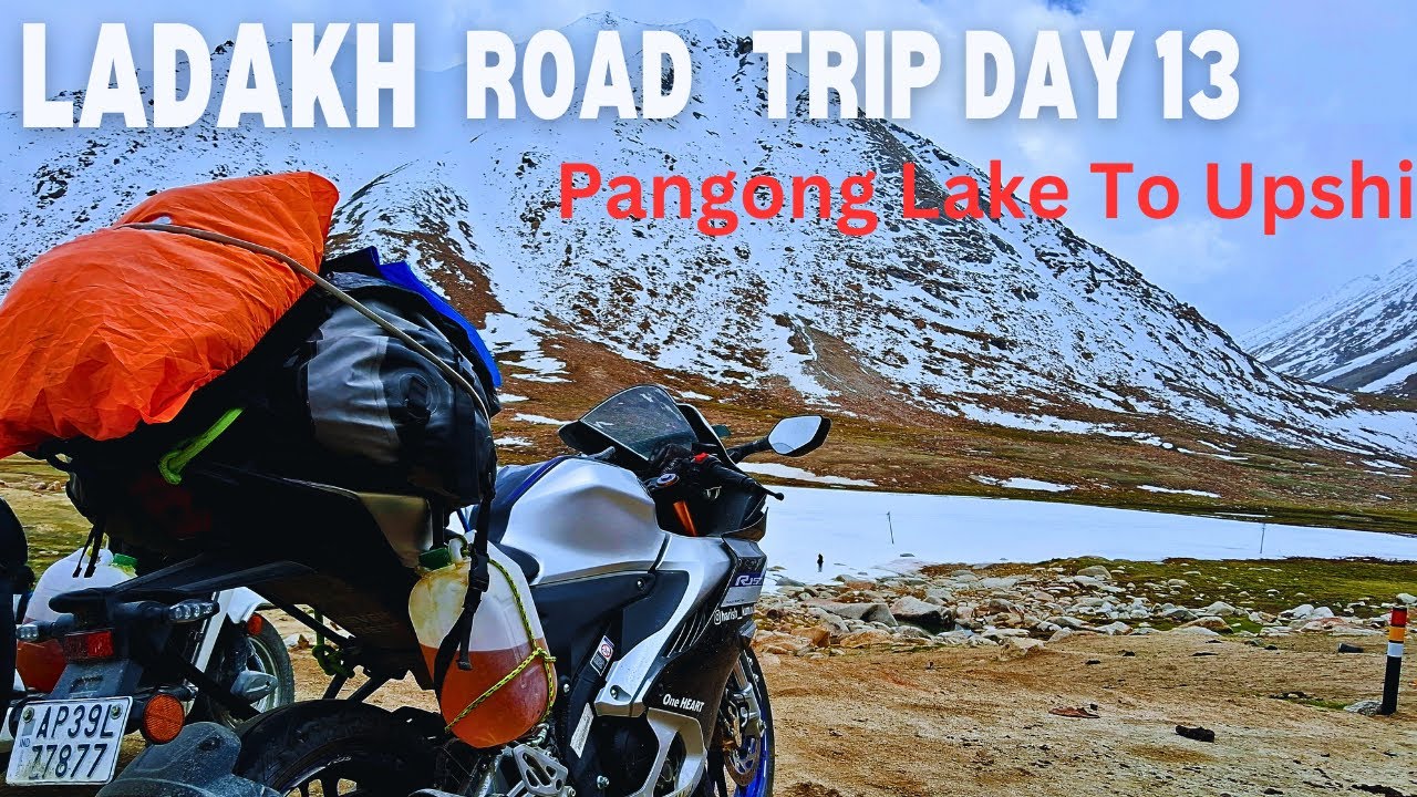 Day 13 Pangong Lake To Upshi Part 2 || Ladakh Solo ride on R15 - YouTube