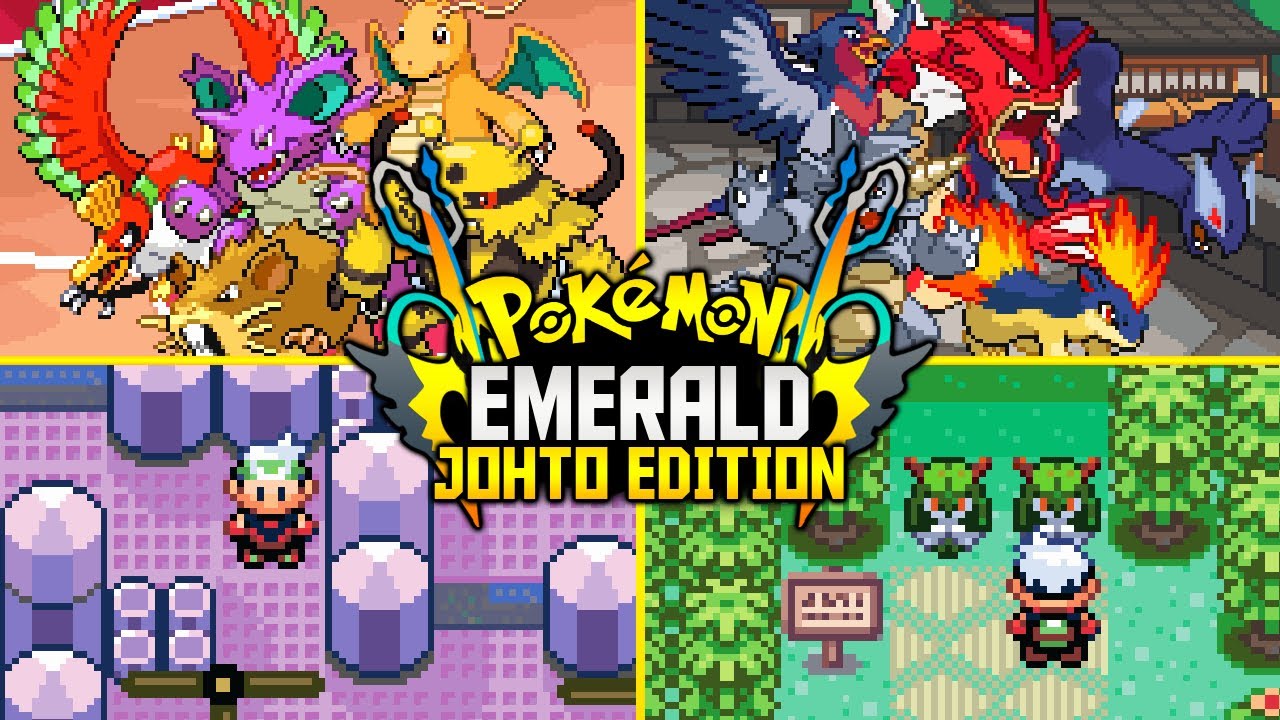 NEW Pokemon GBA With JOHTO PKMNs, PSS, Reusable TMs, Day and Night ...