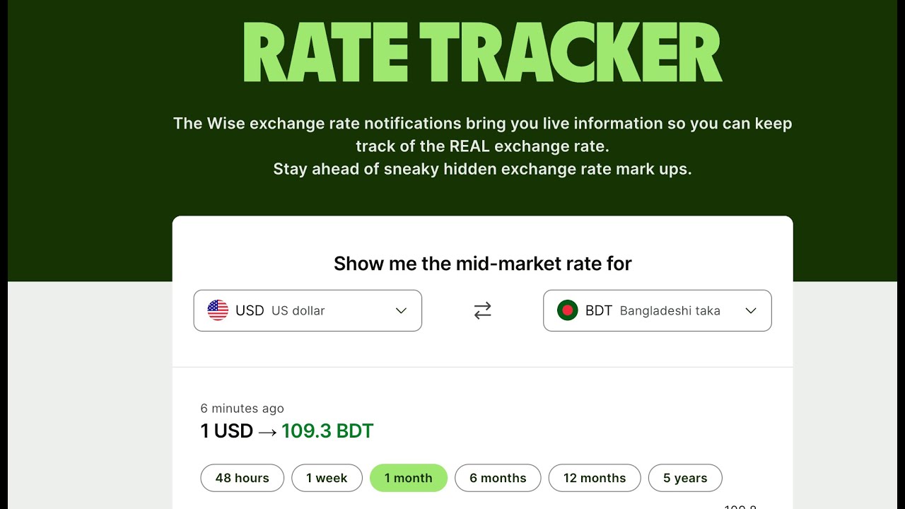 Wise rate tracker setup to get maximum rates - YouTube