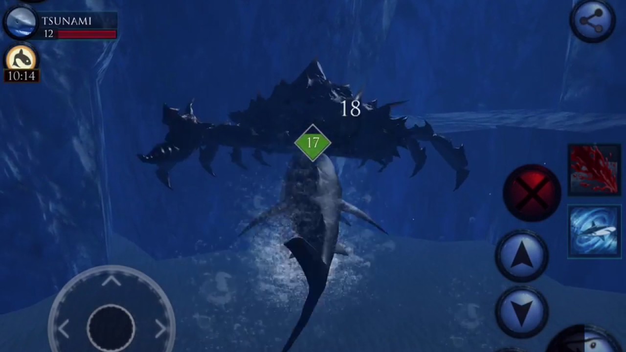Ultimate Shark Sim KING CRAB DEFEAT! - YouTube