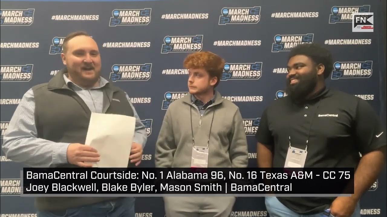 BamaCentral Courtside: No. 1 Alabama 96, No. 16 Texas A&M - CC 75 - YouTube