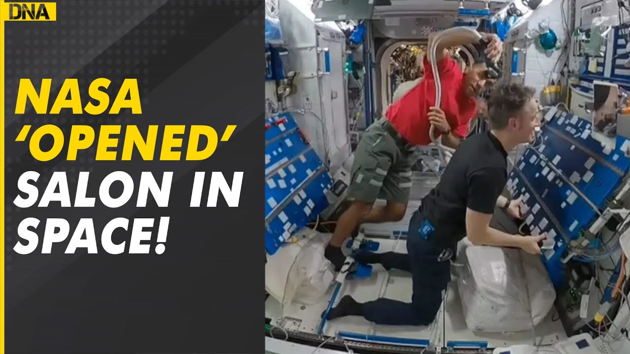 How do astronauts get haircuts in space? WATCH this to find out - YouTube