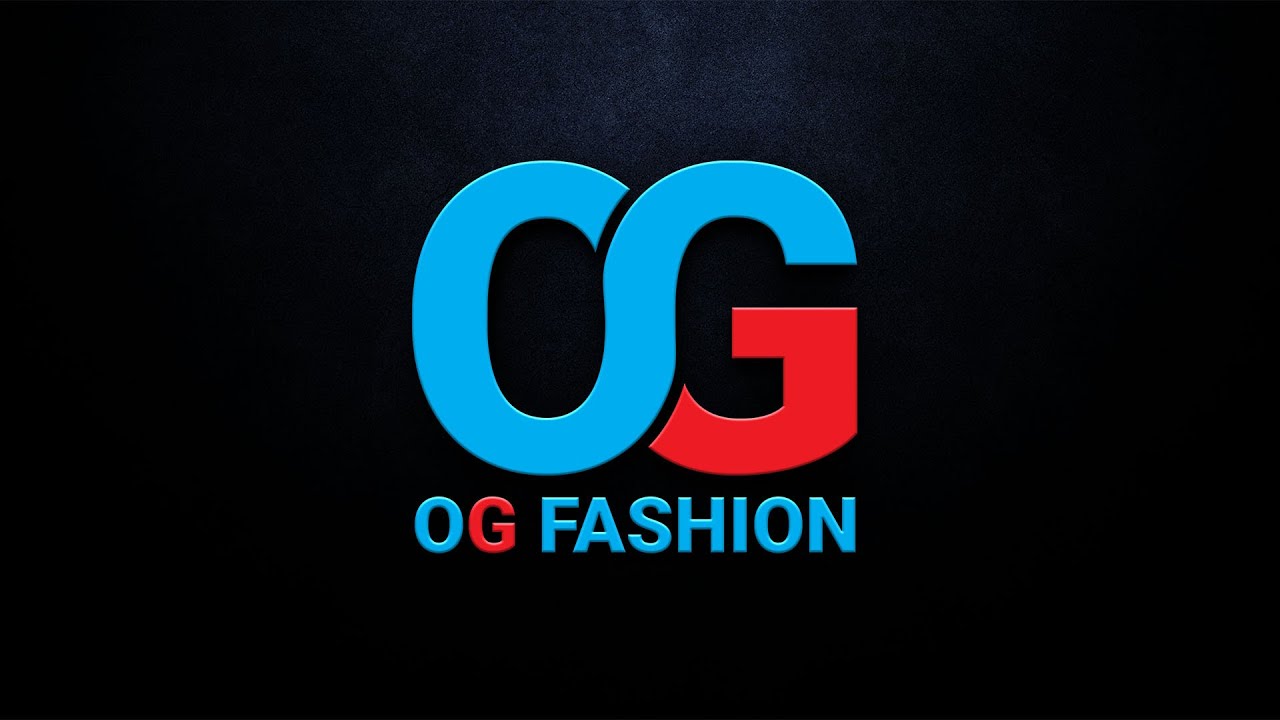 OG Letter Logo design in adobe illustrator cc tutorial bangla - YouTube