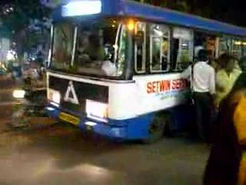 overloaded Bus in hyderabad - YouTube
