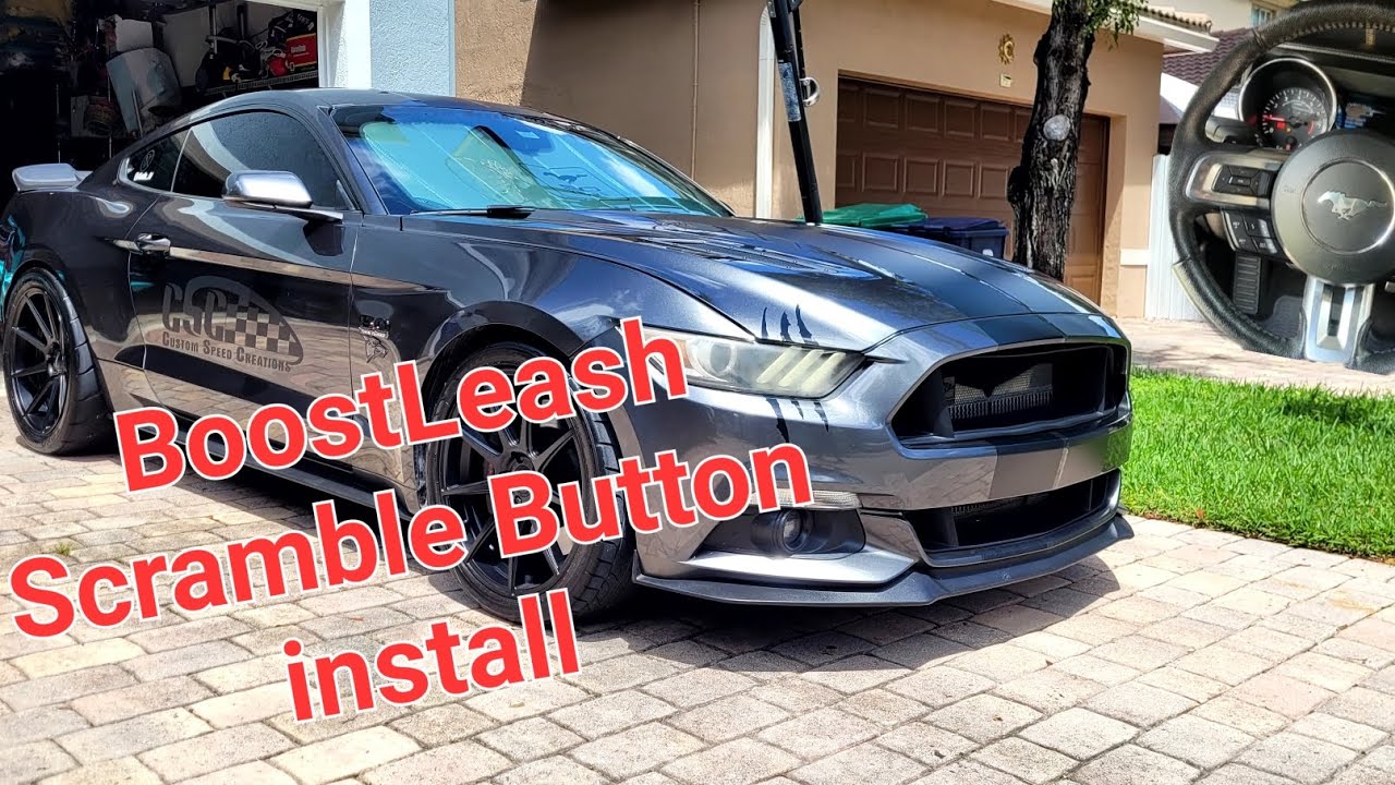 Boost Leash Scramble Button install & ClockSpring Pass Through S550 ...