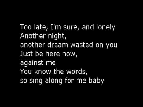 Three Cheers for Five Years--Mayday Parade with lyrics