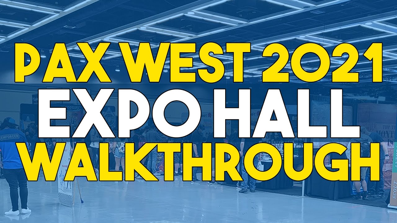 PAX West 2021 Expo Hall Walkthrough - YouTube