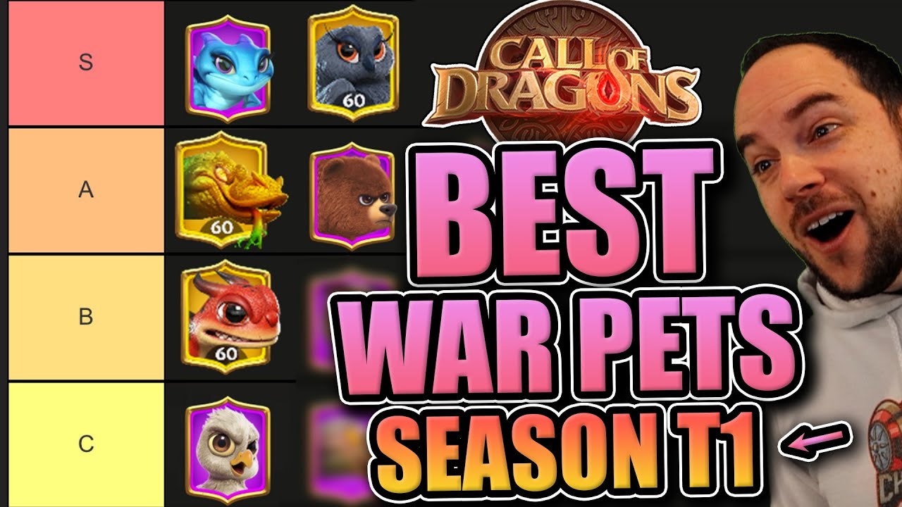 Best Pets Tierlist [all talent skills reviewed and ranked] Call of ...
