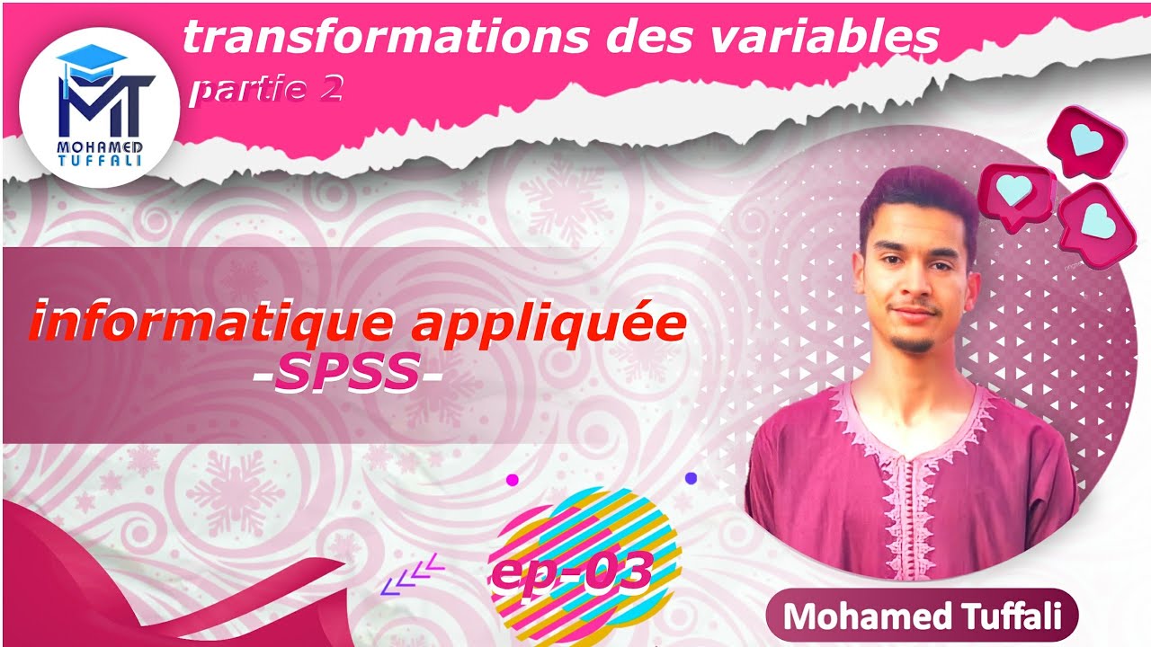 informatique appliquée EP 03 : transformations des variables-partie 2 ...