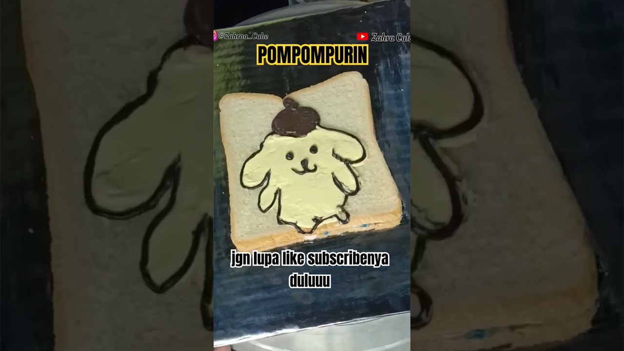 POMPOMPURIN 😅😅MIRIP G sih gkgkgk #art #cake #drawing #pompompurin - YouTube
