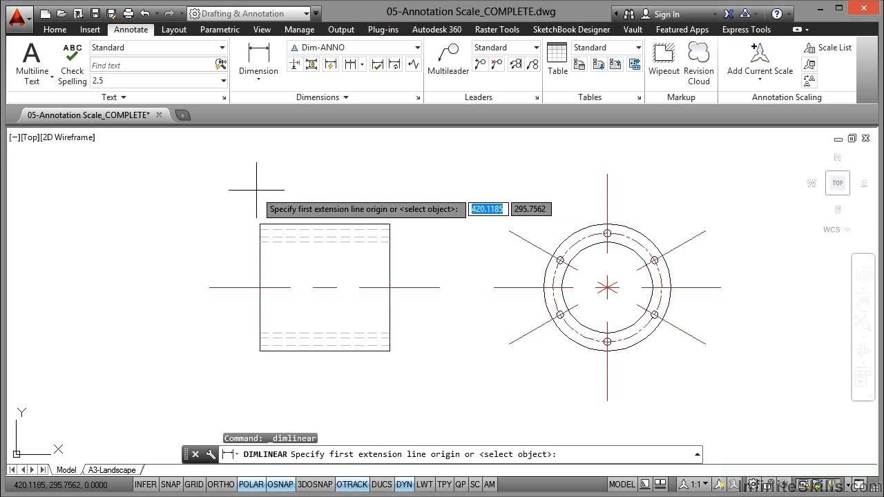 AutoCAD Plotting and Publishing Tutorial | Annotation Scale - YouTube