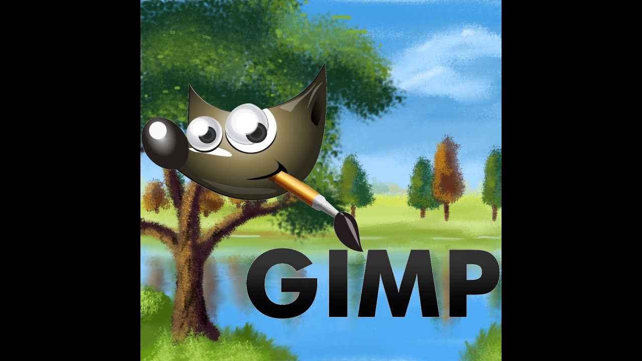 Landscape using GIMP - YouTube