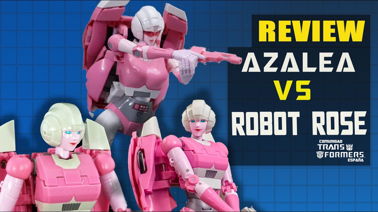 AZALEA PS-4 VS ROBOT ROSE RT-01 (ARCEE) LA COMPARATIVA HD ESPAÑOL - YouTube