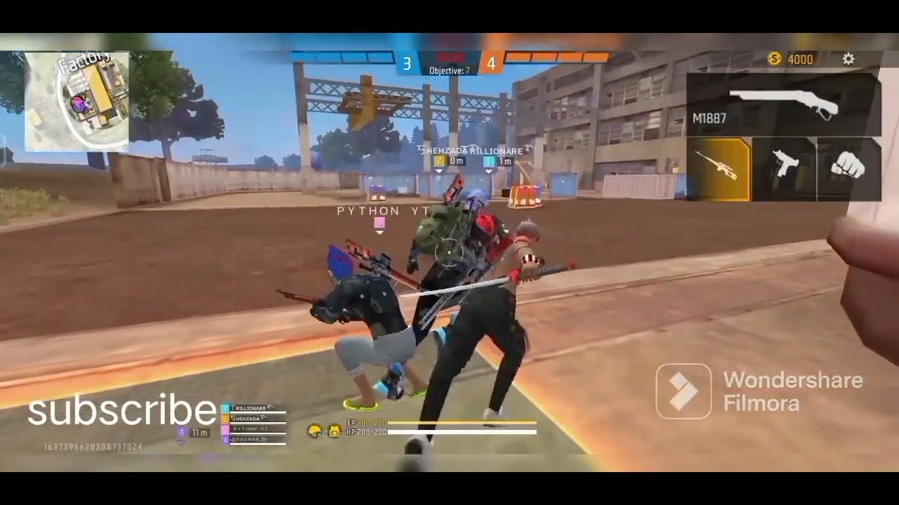 4 v 4 custom battle op comeback by RohanFF - YouTube