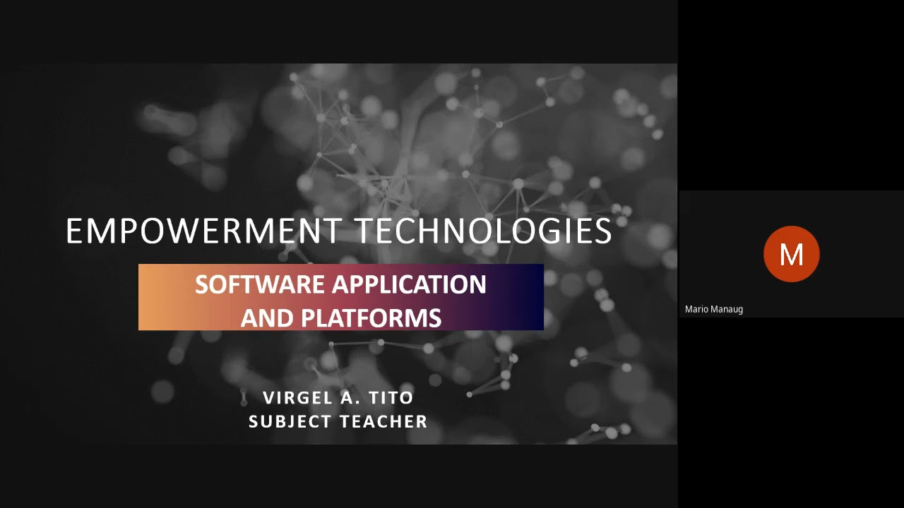 Empowerment Technologies Lesson 2 Week 2 - Software Applications and ...