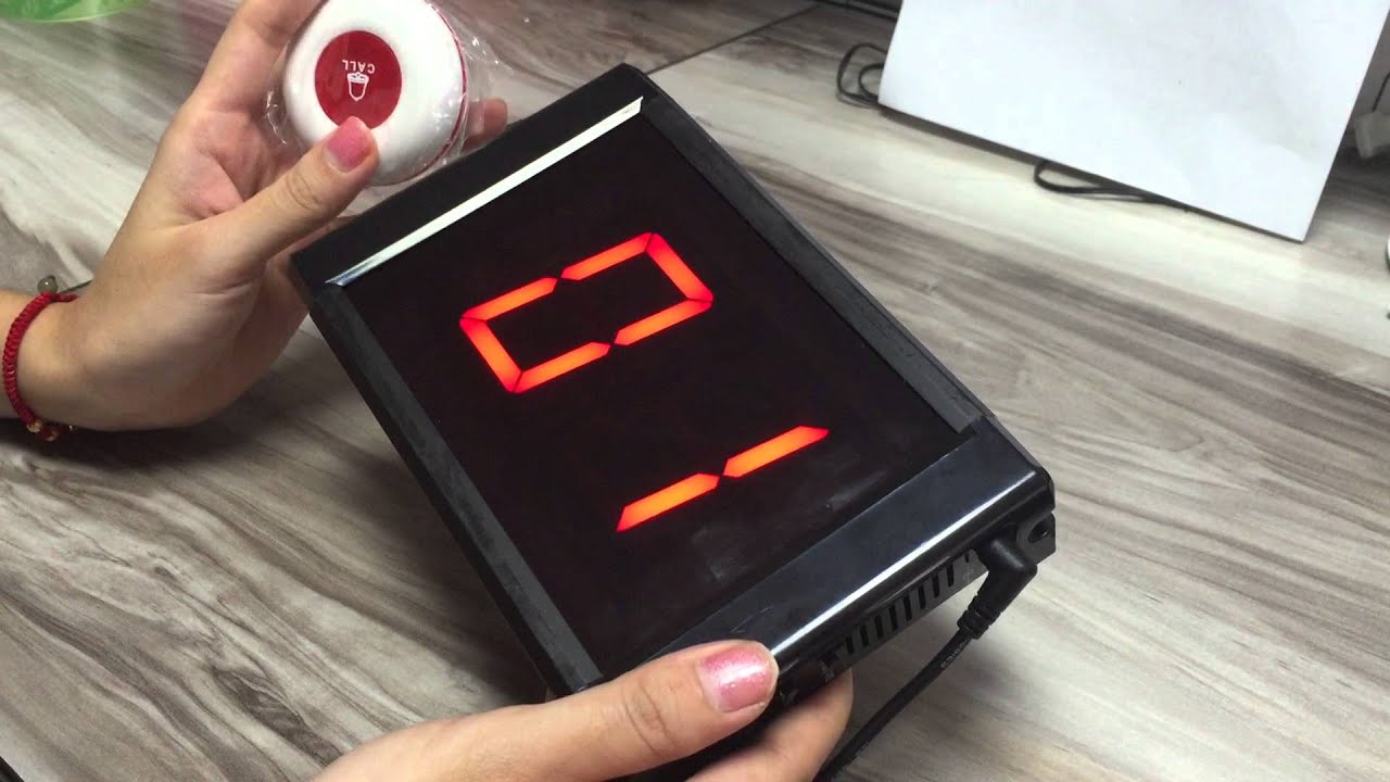 wireless call system - YouTube