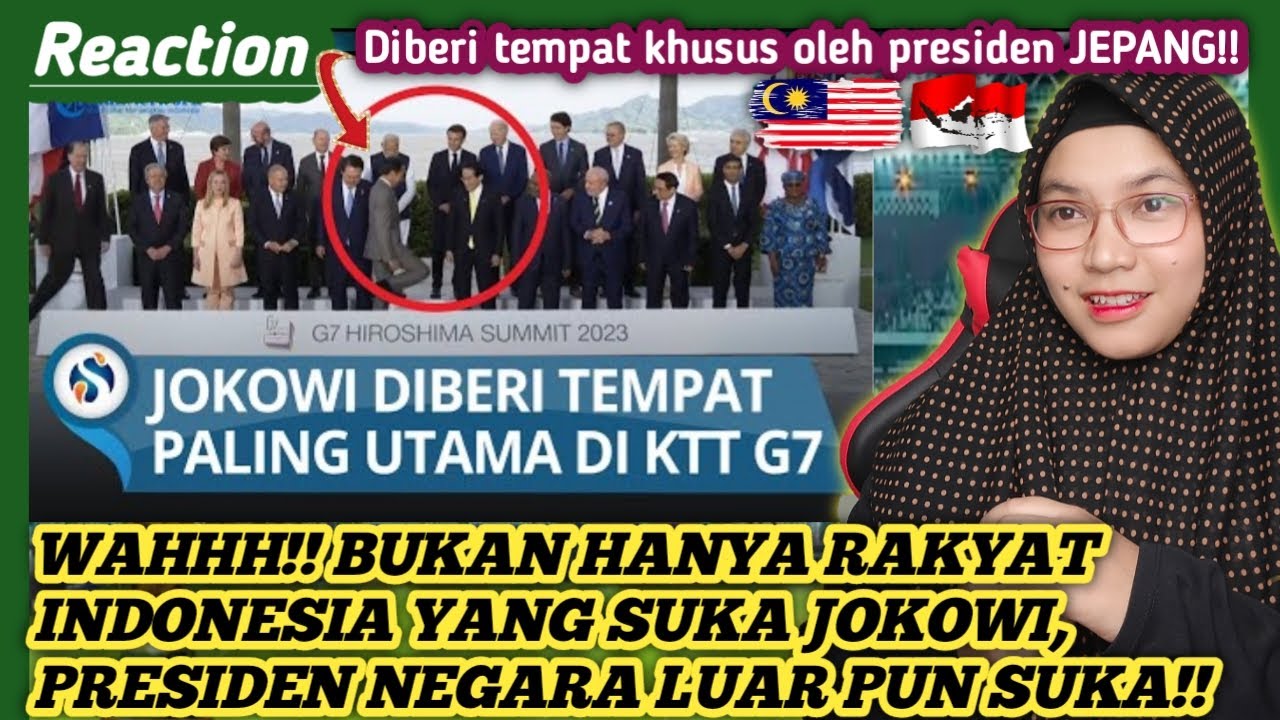 🇲🇾🇮🇩SESI FOTO KTT G7 JOKOWI DIBERI TEMPAT UTAMA DISAMPING TUAN RUMAH KTT G7,PM JEPANG FUMIO ...